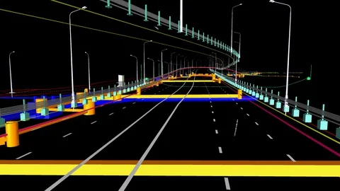 The BIM model of the underground infrast... | Stock Video | Pond5