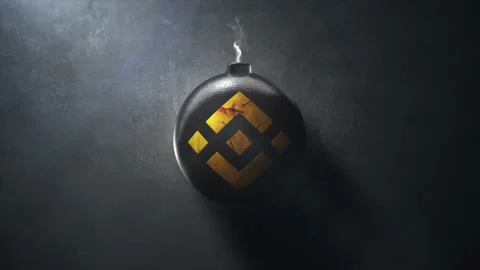 Binance Coin Cryptocurrency Realistic Bo... | Stock Video | Pond5