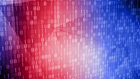 Binary animation, combined with fluid mo... | Stock Video | Pond5