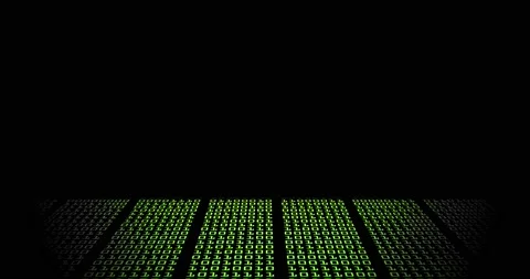 binary code in abstract background | Stock Video | Pond5