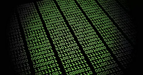 binary code in abstract background | Stock Video | Pond5