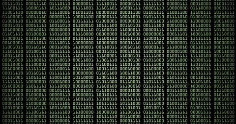 binary code in abstract background | Stock Video | Pond5