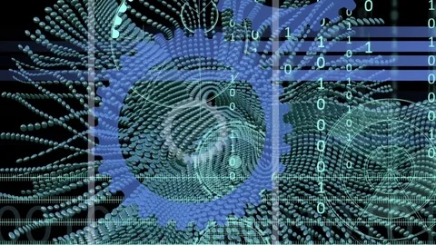 Binary code background and animation wit... | Stock Video | Pond5