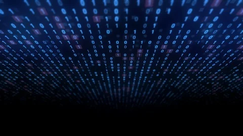 Binary code background. Digital transfor... | Stock Video | Pond5