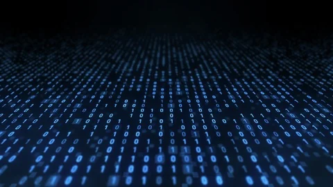 Binary code background. Digital transfor... | Stock Video | Pond5