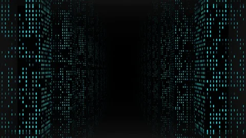 Binary Code Background Loop Animation | Stock Video | Pond5