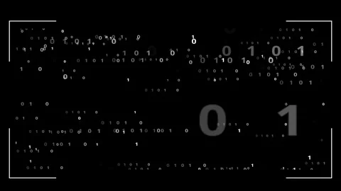 Binary Code Background Numbers Animation | Stock Video | Pond5