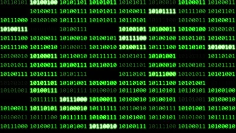 Binary Background Stock Video Footage | Royalty Free Binary Background ...