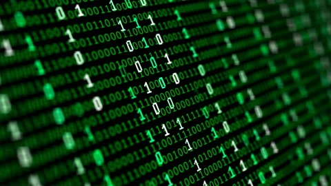 Binary code black and green animation | Stock Video | Pond5