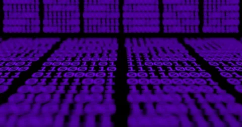binary code color change depth of field ... | Stock Video | Pond5