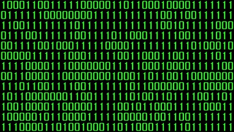 Binary code. Digital background. 3D anim... | Stock Video | Pond5