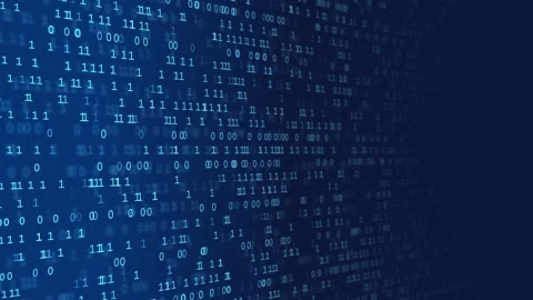 Binary Code Matrix Background. Numbers F... | Stock Video | Pond5