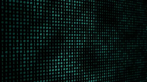 Binary code motion background. Moving nu... | Stock Video | Pond5