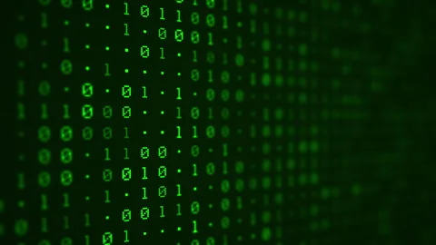 Binary code motion background. Moving nu... | Stock Video | Pond5