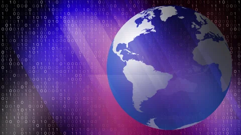 Binary code in motion exploring world of... | Stock Video | Pond5