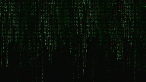 Binary code number background with digit... | Stock Video | Pond5