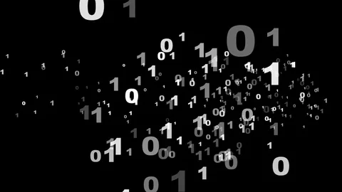 Binary Code Numbers Background Animation | Stock Video | Pond5