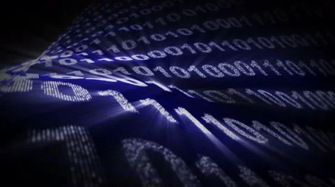 Binary Code Numbers Background, Loop, 4k | Stock Video | Pond5