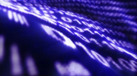 Binary Code Numbers Background, Loop, 4k | Stock Video | Pond5