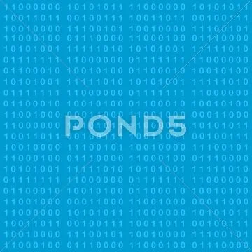 Binary code seamless background: Royalty Free #56578906