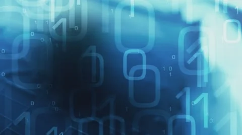 Binary code technology background 4k | Stock Video | Pond5