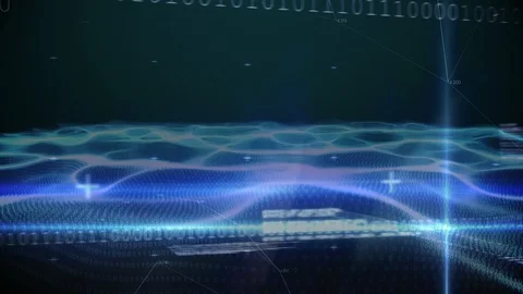 La The Data Binary Code Animation Stock Video Footage | Royalty Free La The Data Binary Code ...