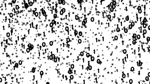 Binary Data Flow Stock Video Footage | Royalty Free Binary Data Flow ...