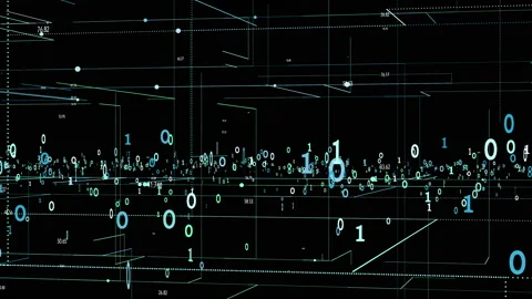 Binary Data Flow Stock Video Footage | Royalty Free Binary Data Flow ...
