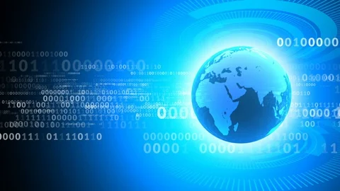 Binary Code Globe Stock Footage ~ Royalty Free Stock Videos | Pond5
