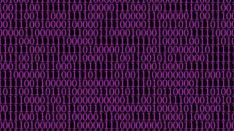 Binary numbers random numbers background... | Stock Video | Pond5