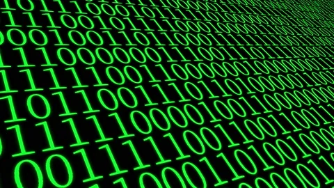 Binary numbers random numbers background... | Stock Video | Pond5