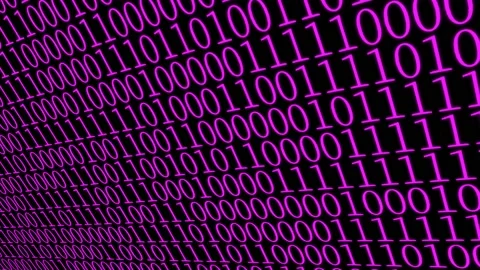 Binary numbers random numbers background... | Stock Video | Pond5