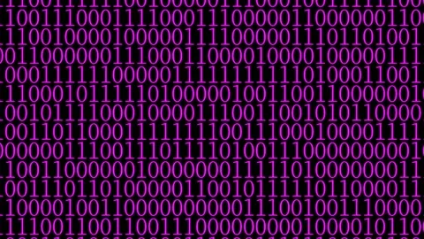 Binary numbers random numbers background... | Stock Video | Pond5