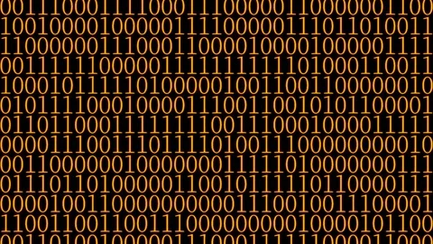 Binary numbers random numbers background... | Stock Video | Pond5