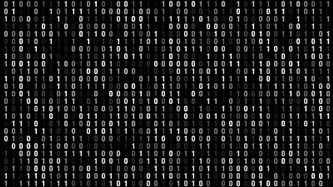 Binary programming language shapes our d... | Stock Video | Pond5