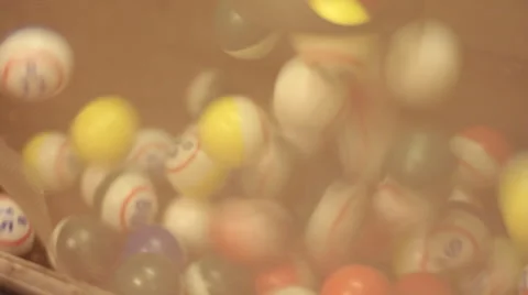 Bingo Game - Bingo Balls Mixing | Stock Video | Pond5
