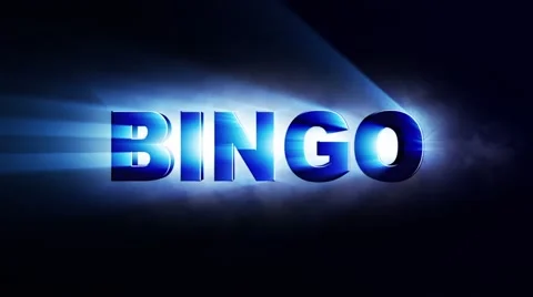 BINGO Text Animation Lights Rays, Loop, ... | Stock Video | Pond5
