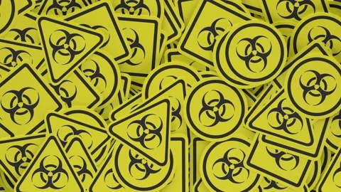 Biohazard Animation Transition Transpare... | Stock Video | Pond5