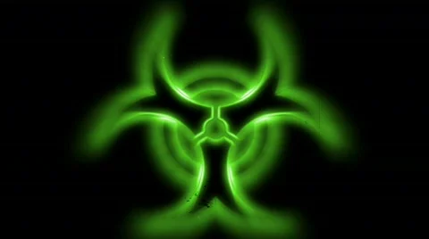 Biohazard - digital animation | Stock Video | Pond5