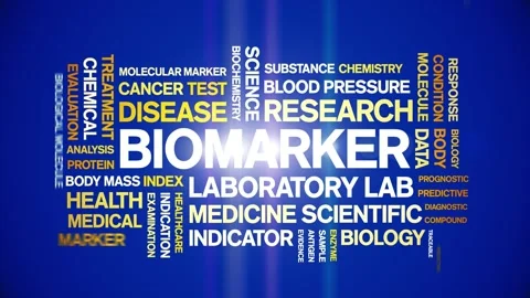 Biomarker animated word cloud,animation ... | Stock Video | Pond5