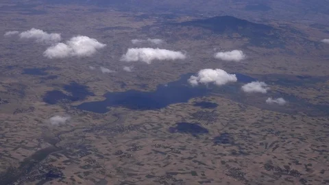 Bird eye view, Top view of land from the... | Stock Video | Pond5