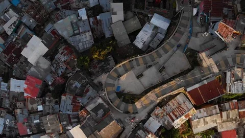 Slum Birds Eye View Stock Videos – Royalty-Free HD & 4K Videos