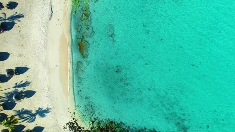 Bird's eye view top down pan across whit... | Stock Video | Pond5