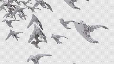 3D Flying Bird Animation Stock Footage ~ Royalty Free Stock Videos | Pond5