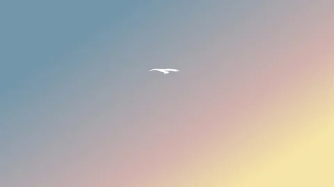 birds flying effect background and 2d an... | Stock Video | Pond5