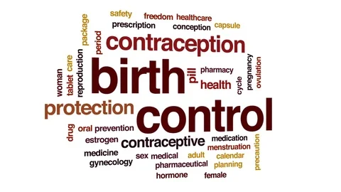 Birth control animated word cloud, text ... | Stock Video | Pond5
