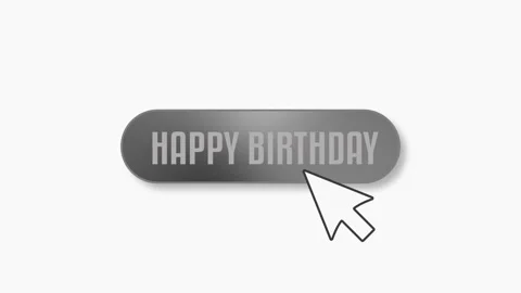 Birthday card. Cursor presses a button a... | Stock Video | Pond5