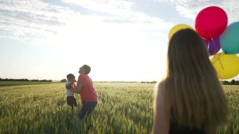 Birthday. Happy family celebrates birthd... | Stock Video | Pond5