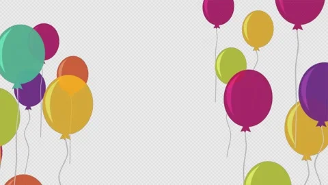 Birthday Balloons Loop Stock Videos – Royalty-Free HD & 4K Videos
