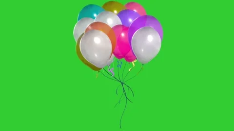 Birthday Balloons Green Screen Stock Videos – Royalty-Free HD & 4K Videos